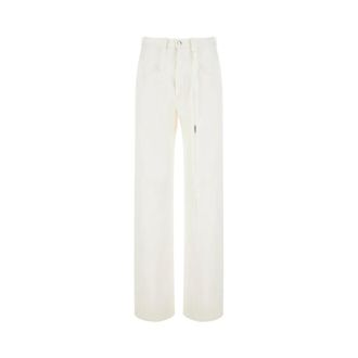 Ann Demeulemeester Jean large - Femme - Jeans - Blanc - Taille: 32 FR