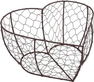 Riffelmacher & Weinberger Riffelmacher Herz Metallkorb 08212 | 26 x 13 cm - Drahtkorb