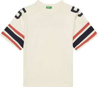 Benetton United Colors Of Benetton T-Shirt 3MI5C10OA Beige Relaxed Fit