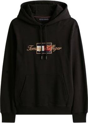 Tommy Hilfiger Wattestäte mit Kapuze -Sweatshirt - Schwarz