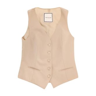 Tagliatore Femme, Vestes, Beige, Taille: 40 FR Wool Vest