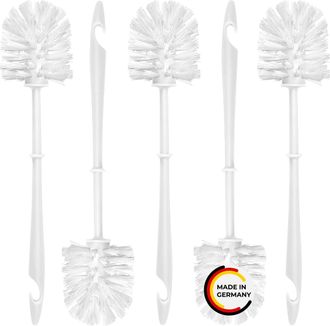 Rival Rival 5er Set WC-Rundb&uuml;rste Smart Line mit PP-Borsten - Toilettenb&uuml;rste mit ergonomischem Griff - Klob&uuml;rste f&uuml;r schnelle & gr&uuml;ndliche Reinigung - WC B