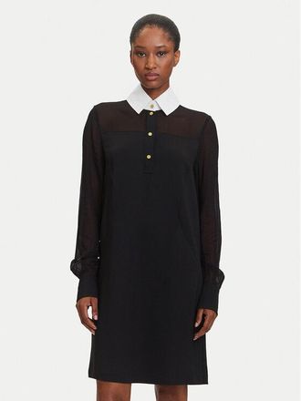 Karl Lagerfeld Hemdkleid A3W13020 Schwarz Regular Fit