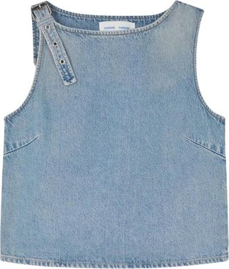 Sams&oslash;e & Sams&oslash;e Femme, Tops, Bleu, Taille: 42 FR Samolly Top