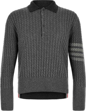 Thom Browne Poloshirt - Grau