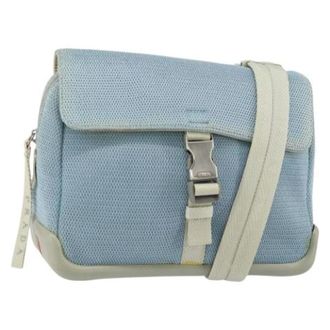 Prada Pre-owned Nylon Cross Body Bag - - Pre-owned - Damen - Blau - ONE SIZE