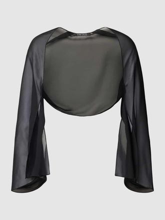 Swing Cocktailjacke im semitransparenten Design