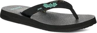 Sanuk Femme Yoga Paradise 2 Tongues, Palmiers Noirs Paradis, 37 EU