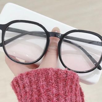 Generic Lunettes &agrave; Grande Monture Bloquant la Lumi&egrave;re Bleue, Lunettes Surdimensionn&eacute;es pour Femmes &agrave; la Mode, Classiques de Jeu sur Ordinateur ( 2)