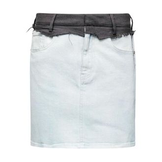 Maison Margiela Femme, Jupes, Bleu, Taille: 36 FR Mini-jupe en jean