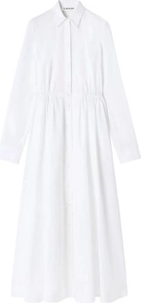 Lanvin Femme, Robes, Blanc, Taille: 36 FR Robe Chemise Midi