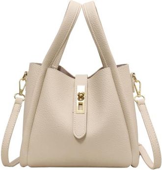 Generic Sac &agrave; bandouli&egrave;re pour femme avec fermeture magn&eacute;tique, sac &agrave; bandouli&egrave;re en cuir synth&eacute;tique avec sac int&eacute;rieur, sac &agrave; main solide pour le travail, l