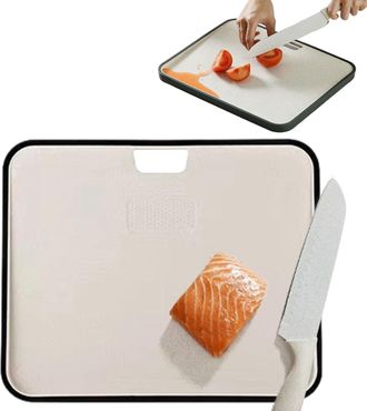Generic Schneidebrett | Sp&uuml;lmaschinenfest Rutschfest Spritzwassergesch&uuml;tzt - Fleischschneidebrett K&uuml;chenzubeh&ouml;r | Geeignet f&uuml;r W&uuml;rstchen, K&auml;se, Lebensmittel, 
