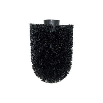 Spirella WC Bürste Ersatz Bürstenkopf (ØxH): 8 x 10 cm schwarz passend zu den Serien Bali, Cocco, Crystal, Moji, Nyo, Pure, Relief, Roma, Akira, Sina, Sun&Moon