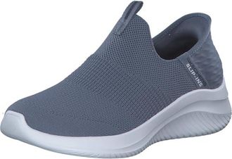 Skechers Ultra Flex 3.0 Cozy Streak, SÉRIE Confortable Ultra Flex 3.0, Slate Textile/Navy Trim