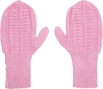 Americandreams Americandreams, Femme, Accessoires, Violet, Taille: ONE Size Cotton Mittens