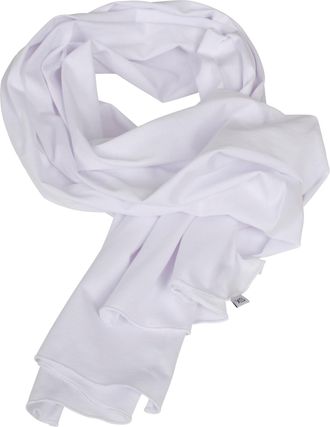 Build Your Brand Jersey Scarf - Farbe: White