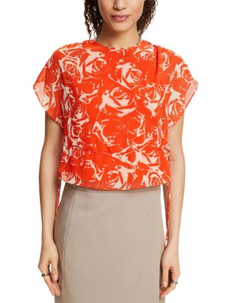 Esprit Damen 034ee1f328 Bluse, 882/Bright Orange, X-Large