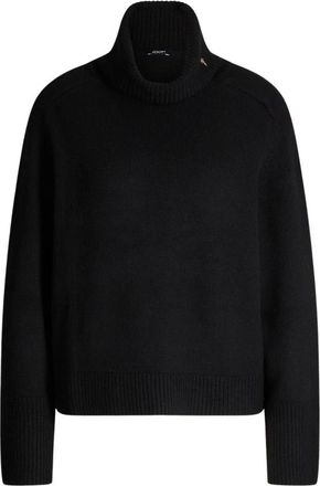 Joop Femme, Pulls, Noir, Taille: 38 FR Pull &agrave; col roul&eacute; c&ocirc;tel&eacute;