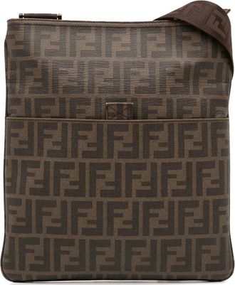 Fendi Hobo Bags - Zucca Spalmati Crossbody - Gr. unisize - in Braun - für Damen