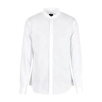 A|X Armani Exchange Casual Stretch Popeline Hemd - - Shirts - Herren - Wei&szlig; - XL