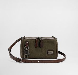 Dolce & Gabbana Lock Fabric Crossbody Bag - Mann Collection Multicolor Onesize