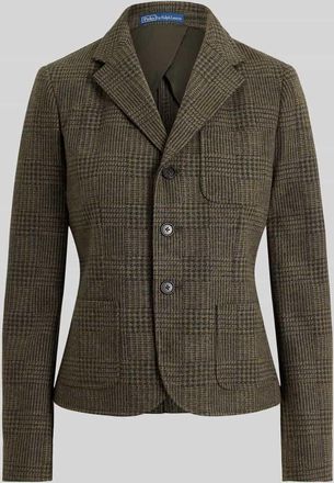 Polo Ralph Lauren Regular Fit Longblazer aus Baumwoll-Woll-Mix