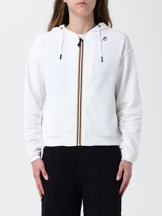 K-Way Sweatshirt Damen Farbe Wei&szlig;