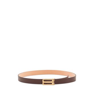 Victoria Beckham Dorian Regular Frame G&uuml;rtel - - Accessories - Damen - Braun - 70 CM