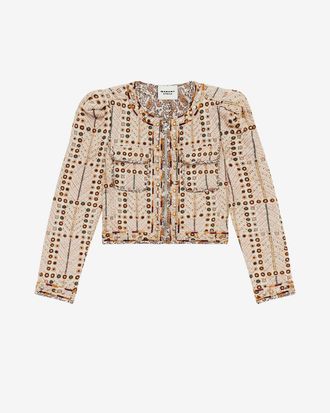Isabel Marant Veste Christy - Femme - &Eacute;cru - Taille34 - Marant &Eacute;toile