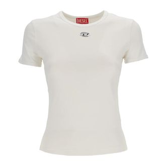 Diesel T-Uncutie Long OD - - Tops - Damen - Wei&szlig; - M