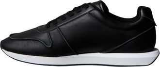 Calvin Klein Herren Retro Runner Lace Up LTH Pinch Ym0Ym01455 Niedriges Oberteil, Black (Black/Oyster/White), 39 EU