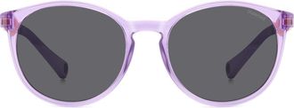 Polaroid Jungen PLD 8059/S Sonnenbrille, Flieder, 45
