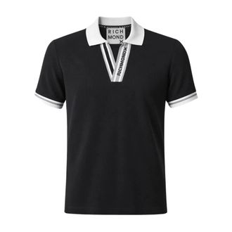 John Richmond Homme, Tops, Noir, Taille: L Polo
