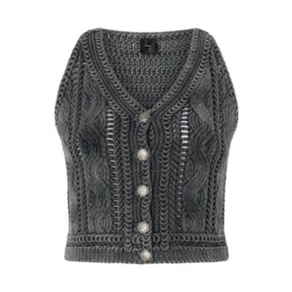 Pinko Pinko, Damen, Strickwaren, Grau, SGr&ouml;&szlig;e