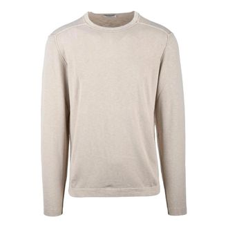 Wool & Co Round-Neck Strickwaren - - Knitwear - Herren - Beige - M