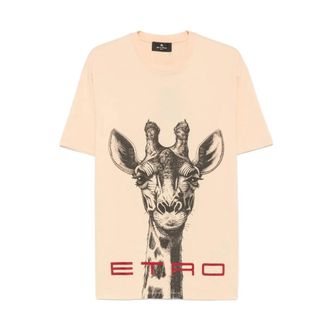Etro T-Shirt - - Tops - Damen - Beige - M