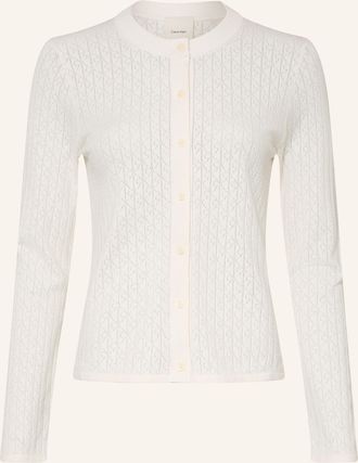 Calvin Klein Strickjacke weiss