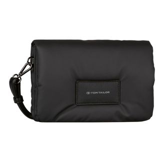 Tom Tailor Patti Damen Überschlagtasche Umhängetasche Klein Schwarz