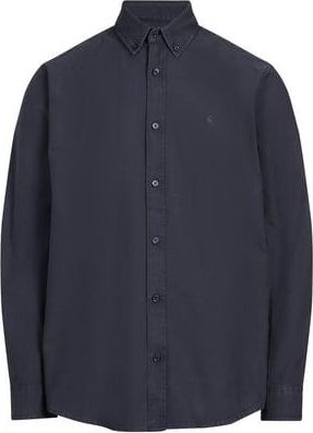 Carhartt Work in Progress Chemise col am&eacute;ricain droite en coton