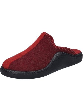 Josef Seibel Damen Pantoffeln Monaco Damen 62,Weite F 1/2 (Schmal),zuhause,Filz-Pantoffeln,kuschelig warm,Herbst,Bordeaux-Kombi,41 EU