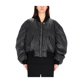 Rick Owens Femme, Vestes, Noir, Taille: 34 FR Bomber Vestes