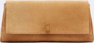 Khaite Clutch Audrey aus Veloursleder