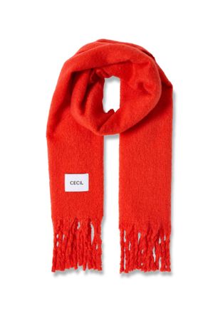 Cecil Damen 5706609 Kuscheliger Schal, Pumkin Orange, Einheitsgröße