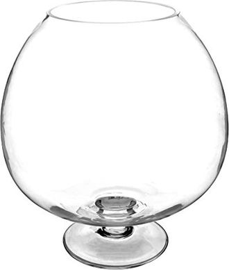 Atmosphera Atmosphera - Coupe Boule sur Pied - Verre - H32 cm