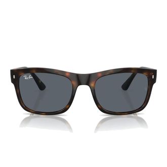 Ray-Ban unisex, Accessoires, Brun, Taille: 56 MM Lunettes de soleil rectangulaires avec monture havana
