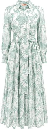 MC2 Saint Barth Femme, Robes, Multicolore, Taille: 44 FR Jensen Maxi Shirt Dress