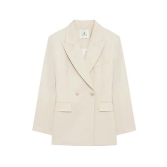 Anine Bing Tiphaine Blazer - - Jackets - Damen - Beige - XS