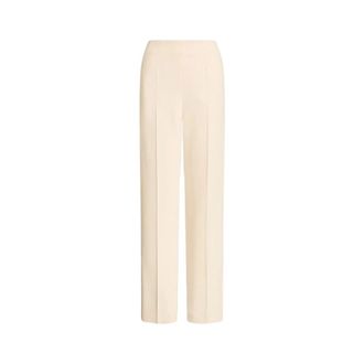 Alberta Ferretti Femme, Pantalons, Beige, Taille: 42 FR Pantalon cigarette droit