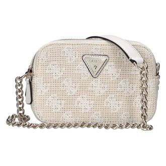 Guess Femme, Sacs, Beige, Taille: ONE Size Sac Bandouli&egrave;re Crochet